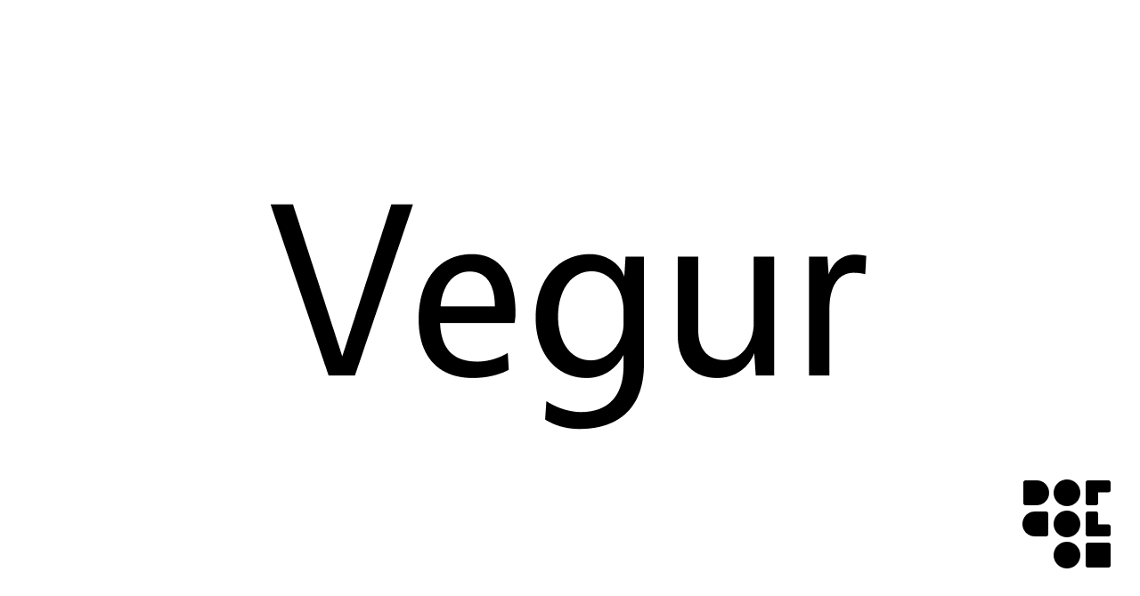 Vegur | ドットコロン